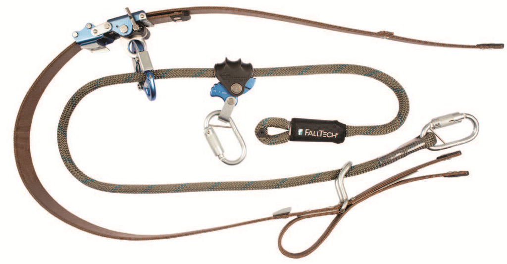 FallTech 8180T APE-X Pro Wood Pole Fall Restrict Device (WPFRD), Trans ...